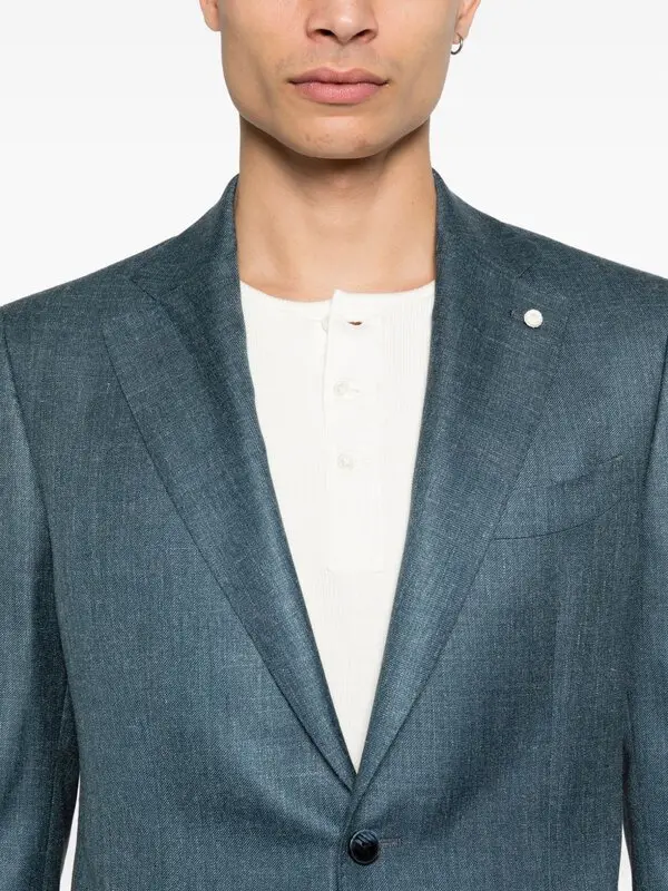 LUIGI BIANCHI Wool, Silk, And Linen Jacket