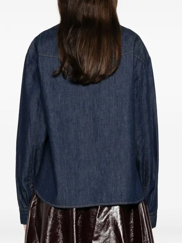 Khaite Grenon Cotton Shirt - Blue