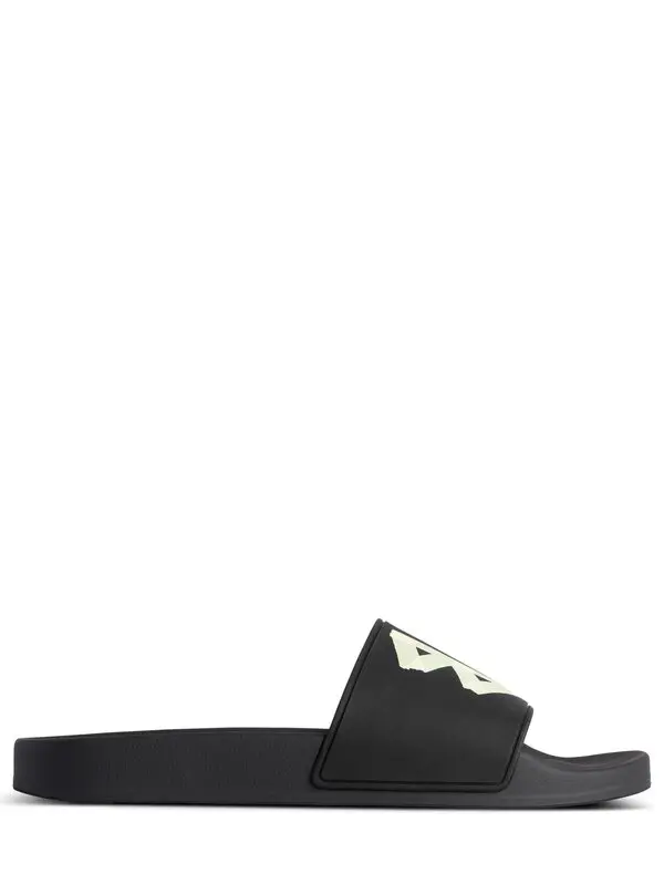 Balenciaga Logo Pool Slides