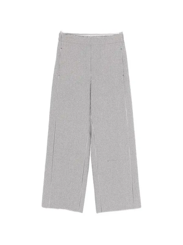 VIA MASINI 80 Checkered Cotton Blend Trousers