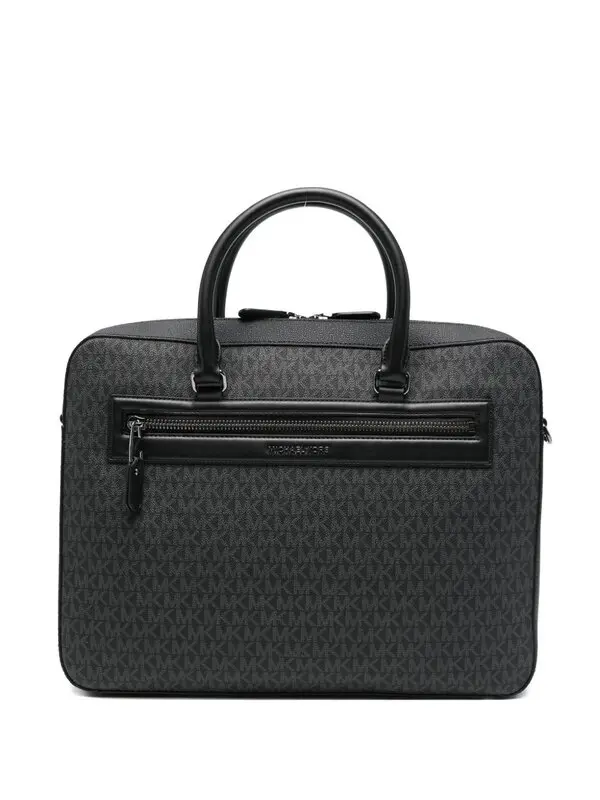 Michael Kors Jet Set Backpack With Logo Print - Black