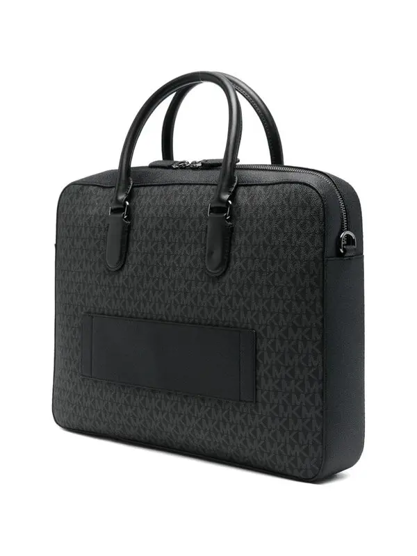 Michael Kors Jet Set Backpack With Logo Print - Black