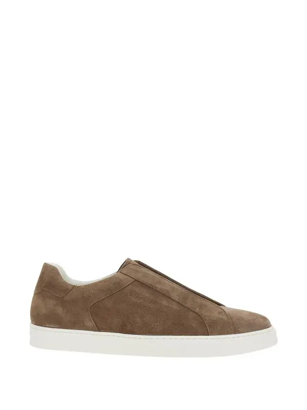 DOUCAL'S Suede Slip-on Sneakers