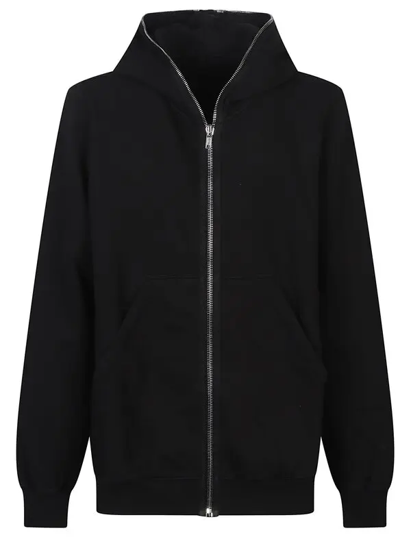 Rick Owens Full Zip Hooded Sweatshirt