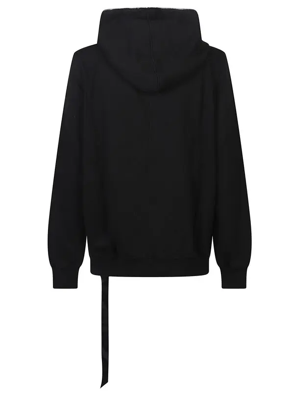Rick Owens Full Zip Hooded Sweatshirt