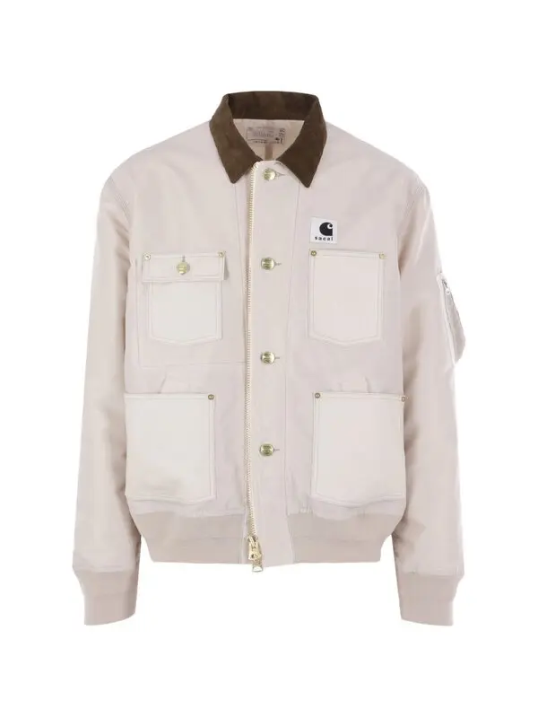 SACAI X CARHARTT WIP Nylon Multi-pocket Zip-up Jacket