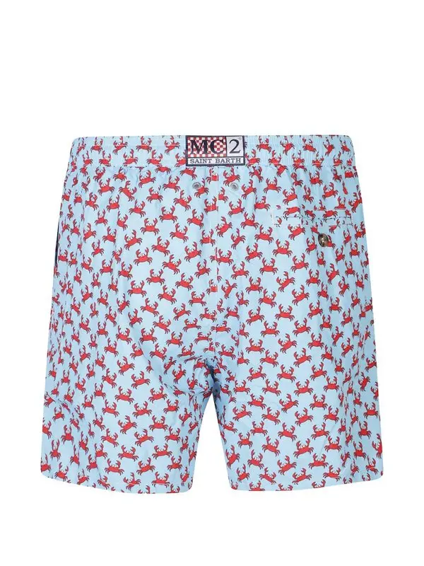 MC2 SAINT BARTH Lighting Micro Fantasy Sea Boxer - Sky Blue