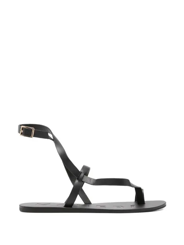 Manebí Leather Flat Sandals