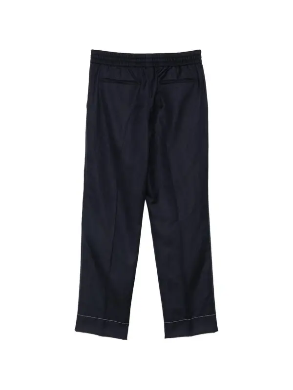 Brioni Asolo Linen And Wool Trousers