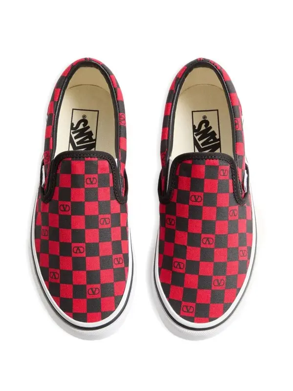 VALENTINO GARAVANI X VANS Checkerboard Slip-on Sneakers