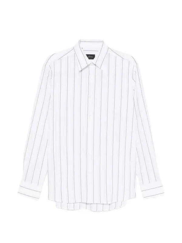 Brioni Striped Cotton Shirt