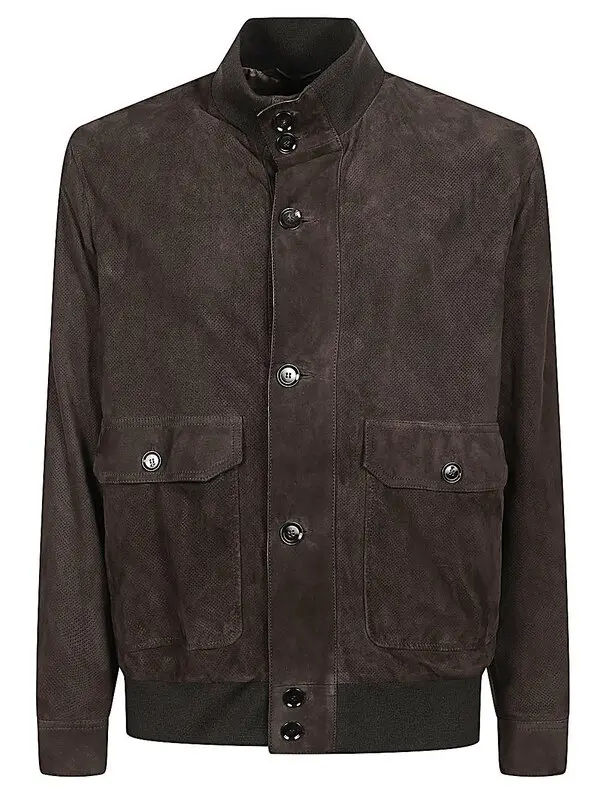 Brioni Suede Leather Jacket