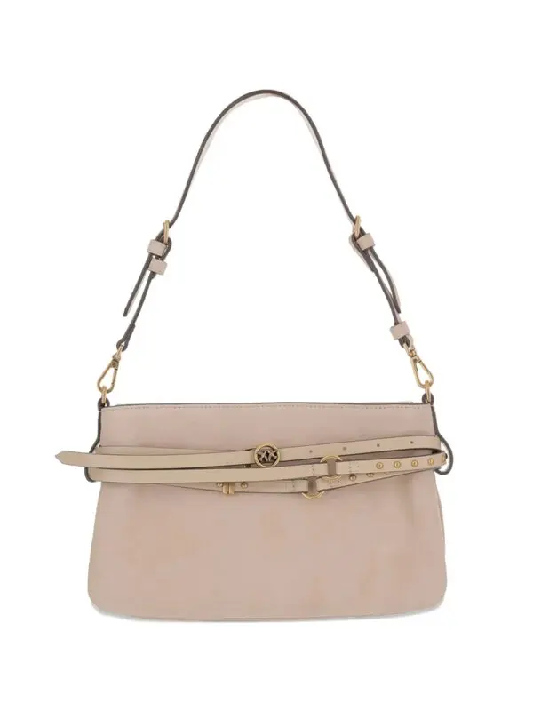 Pinko Belt Mini Shoulder Bag - Beige