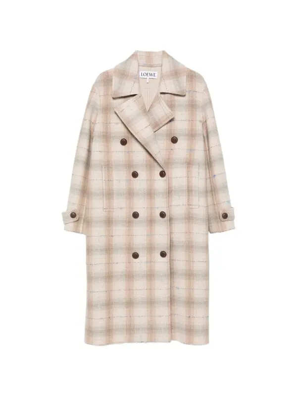Loewe Wool And Cashmere Double-breasted Coat