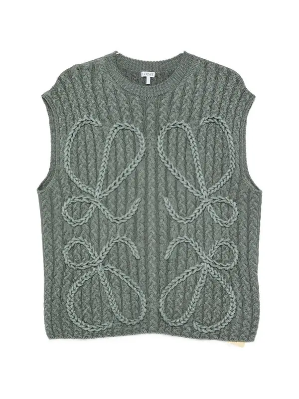 Loewe Anagram Wool Vest