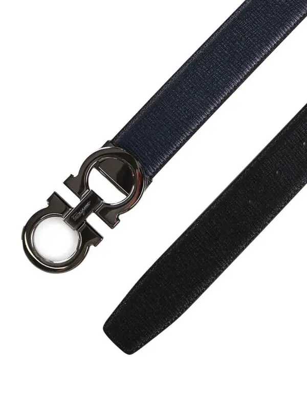 FERRAGAMO Gancini Belt - Blue