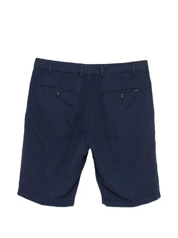 Paul & Shark Cotton And Linen Bermuda Shorts
