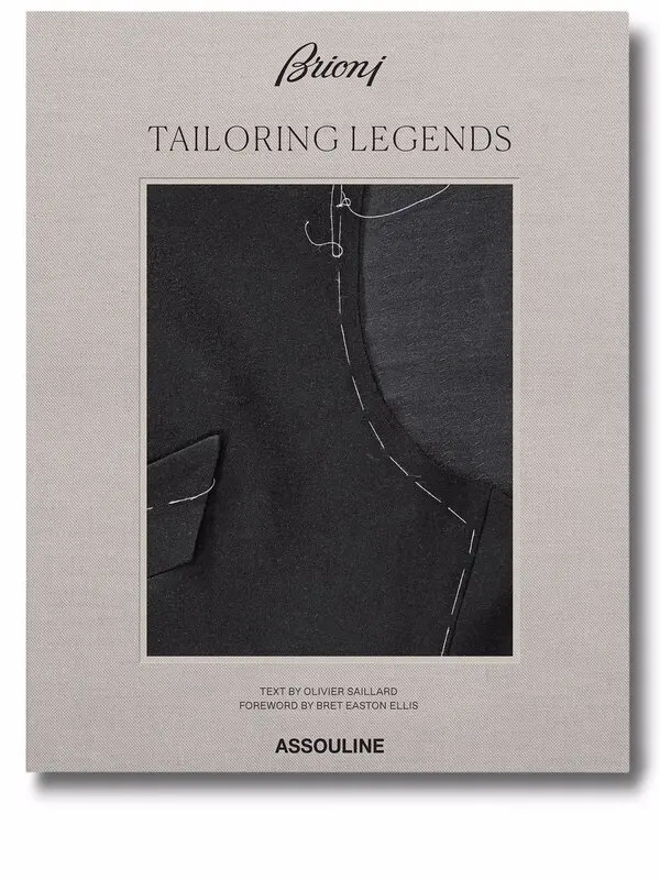 Assouline Brioni: Tailoring Legends Hardcover Book - Grey
