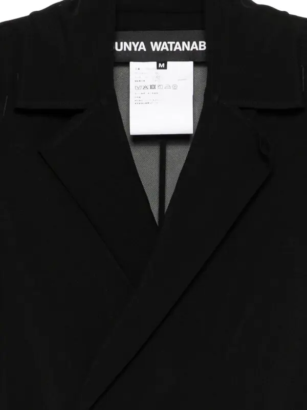 Junya Watanabe Midi Coat With Mesh Panels