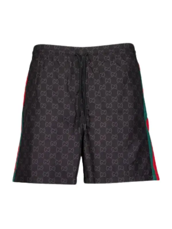 Gucci Gg Print Swim Shorts