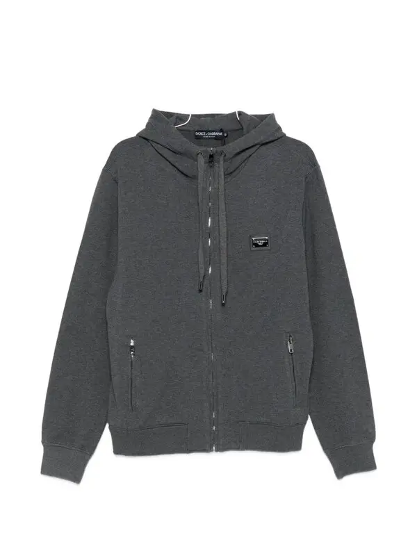 Dolce & Gabbana Full Zip Logo Sweatshirt