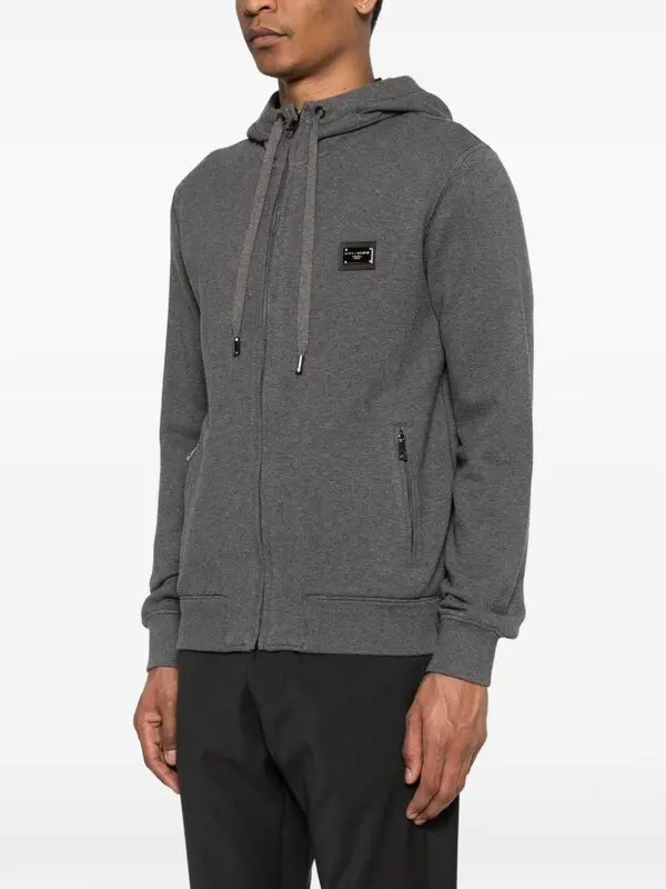 Dolce & Gabbana Full Zip Logo Sweatshirt