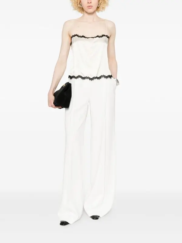 Ermanno Scervino Wide-leg Pleated Trousers