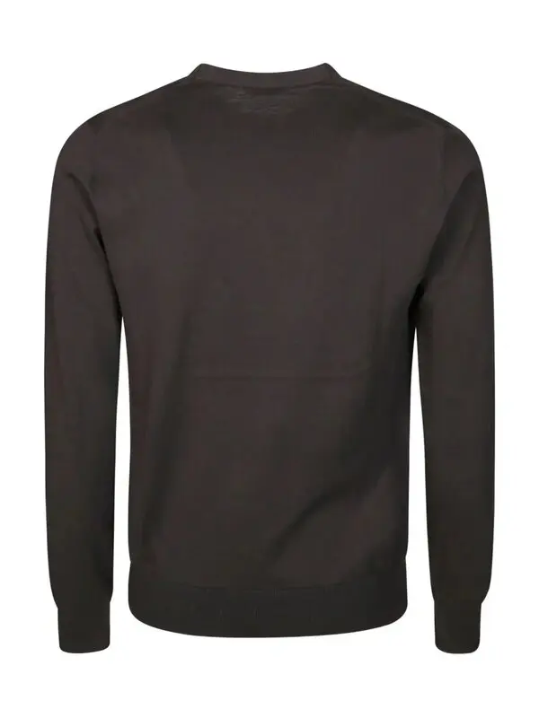 PAOLO PECORA Crew Neck Sweater - Brown