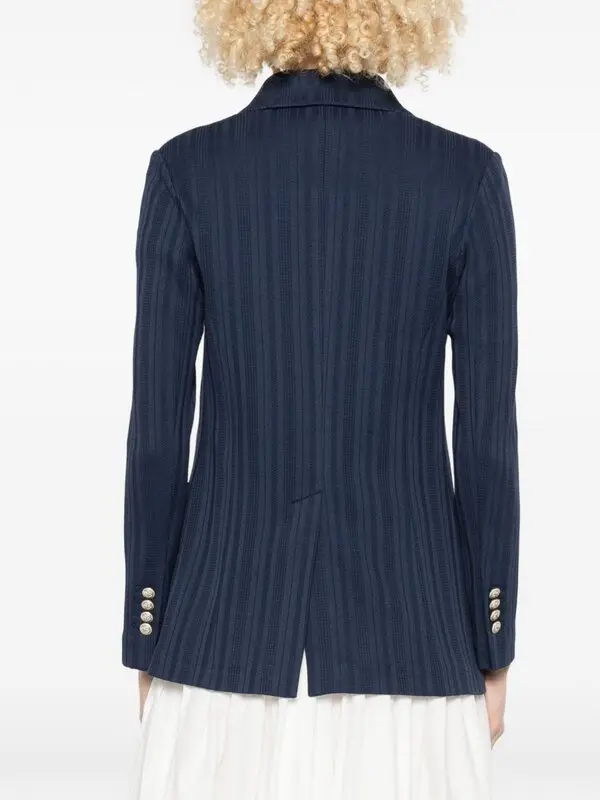 CIRCOLO 1901 Cotton Double-breasted Jacket With Notch Lapel