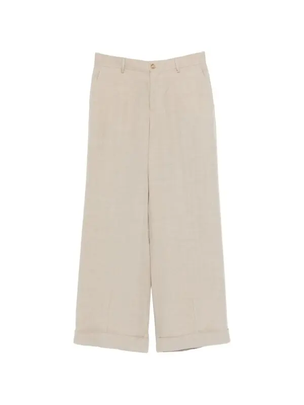 L.B.M. 1911 Wide-leg Trousers - Beige