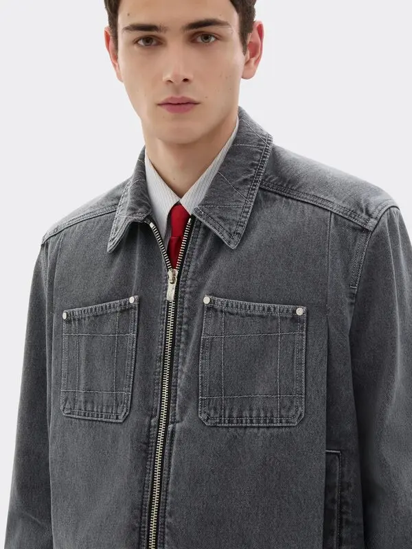 FERRARI Cotton Denim Jacket