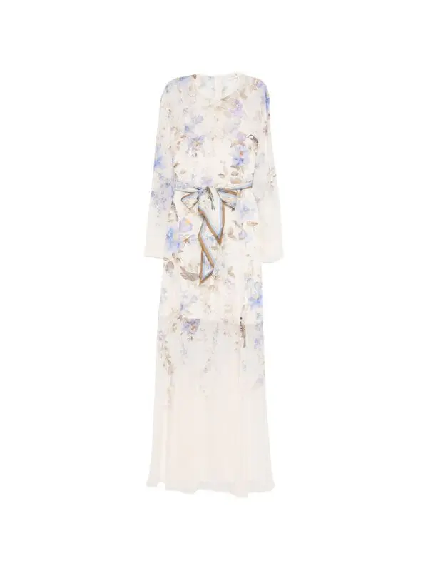 Zimmermann Luna Printed Long Dress