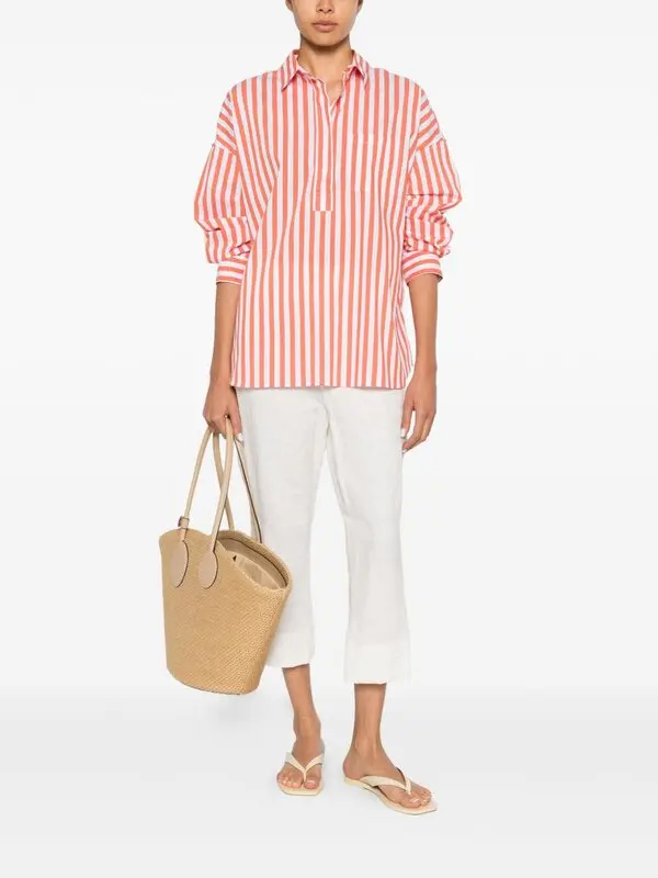 ARCHIVIO '67 Cotton Blend Striped Shirt