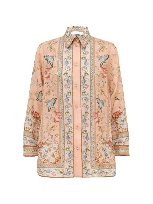 Zimmermann Roselight Silk Shirt