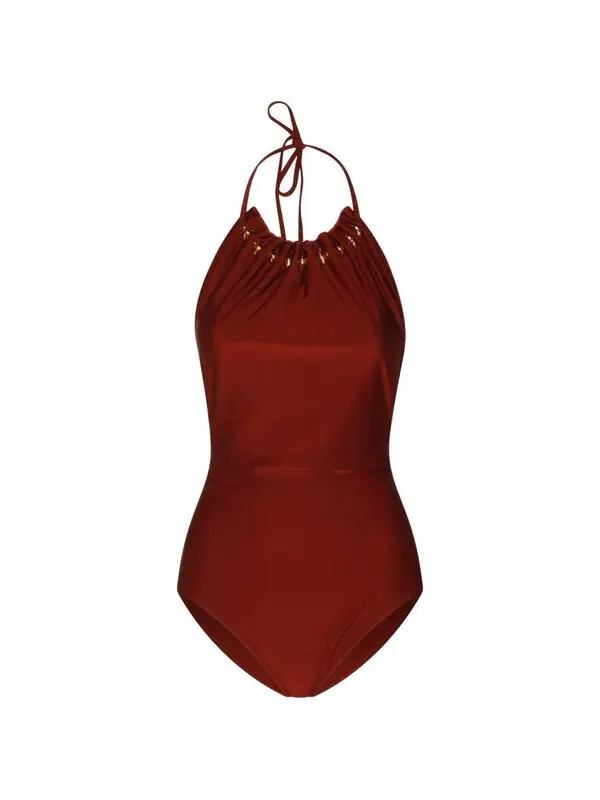 Zimmermann Aster One Piece Swimsuit - Red
