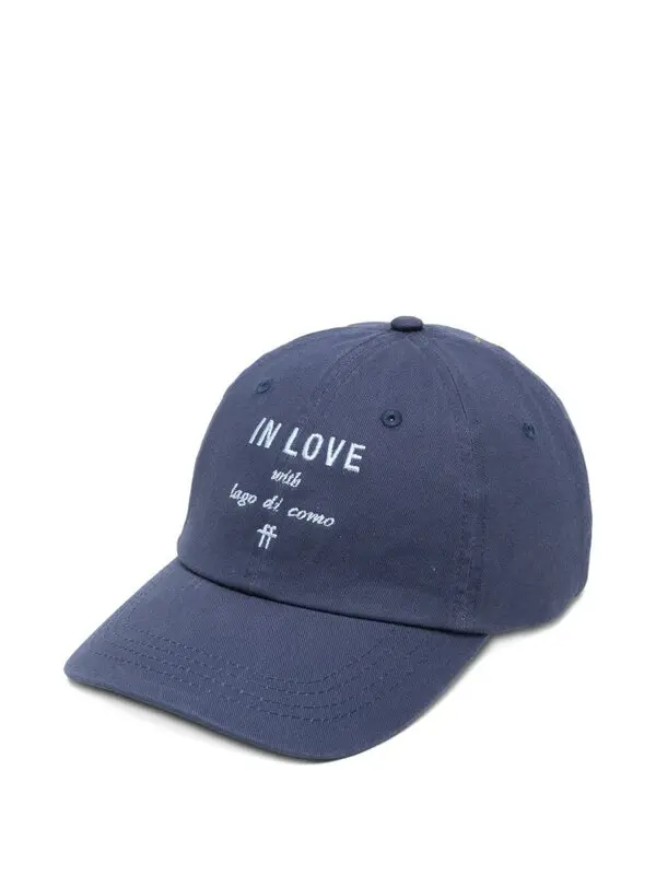 FORTE_FORTE Embroidered Baseball Cap - Blue