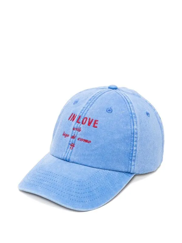 FORTE_FORTE Embroidered Baseball Cap - Blue