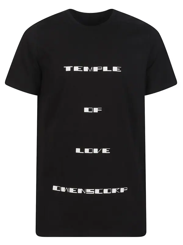 Rick Owens Level T T-shirt - Black