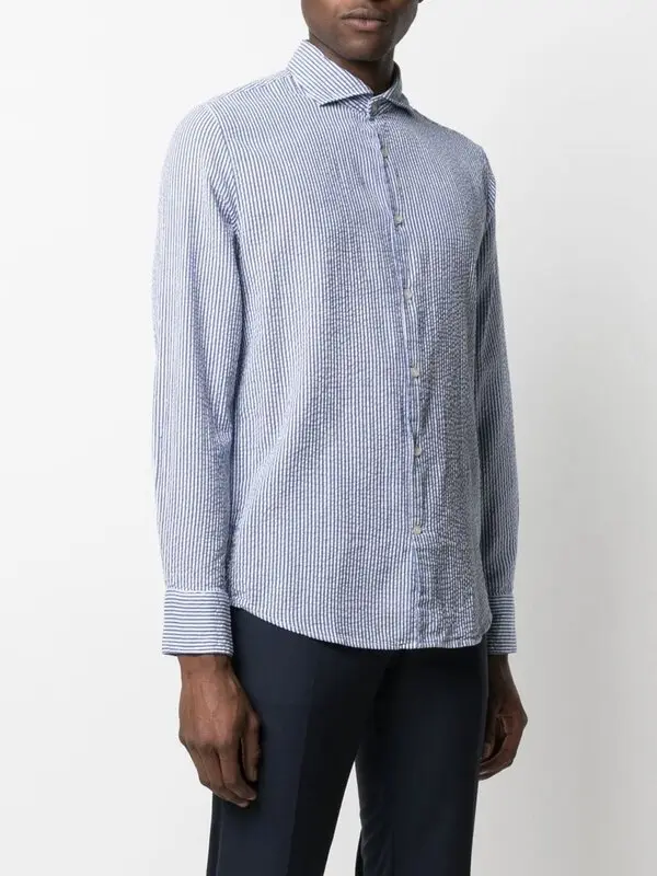 DEPERLU Striped Shirt
