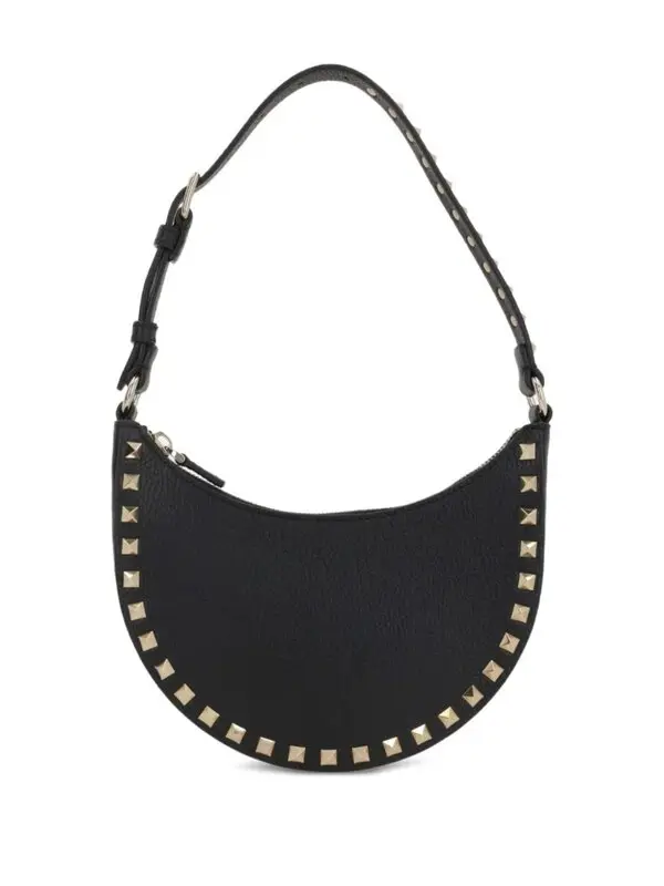 Valentino Garavani Rockstud Hobo Mini Bag - Black