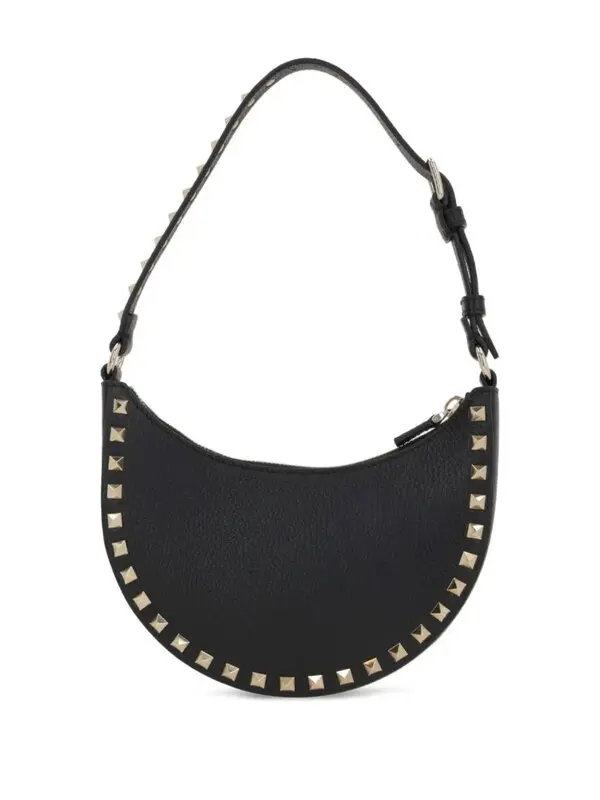 Valentino Garavani Rockstud Hobo Mini Bag - Black