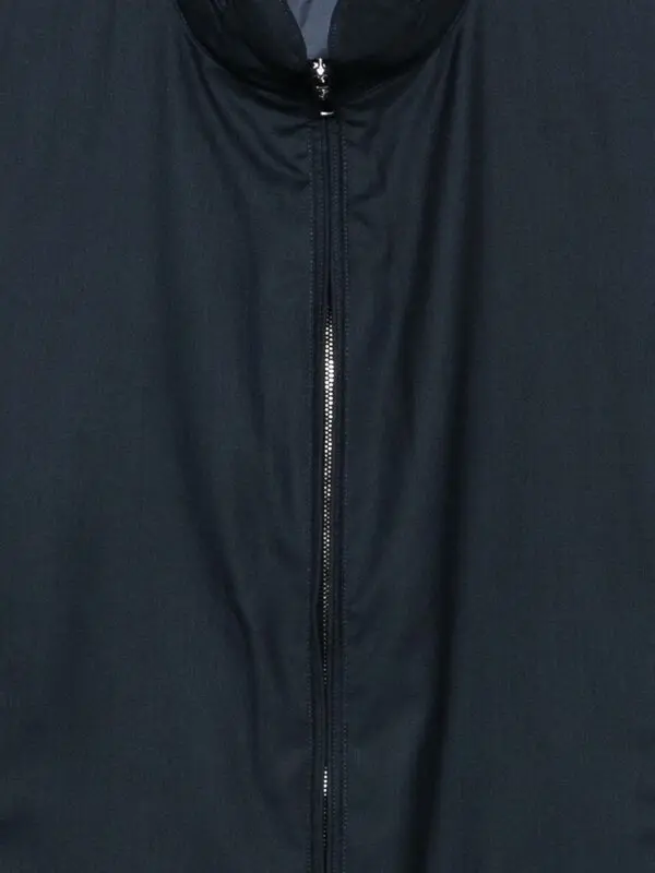 Giorgio Armani Cashmere And Silk Blend Blouson Jacket