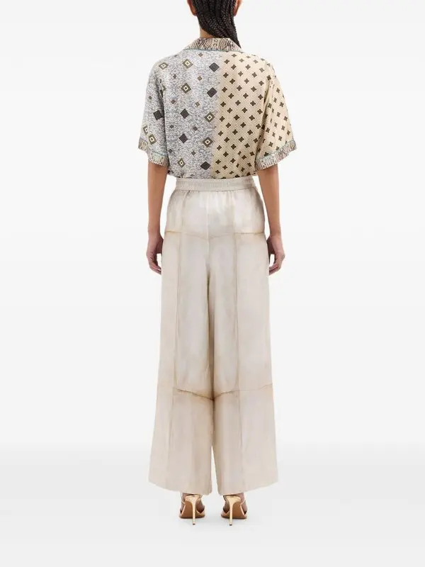 PIERRE-LOUIS MASCIA Printed Silk Trousers