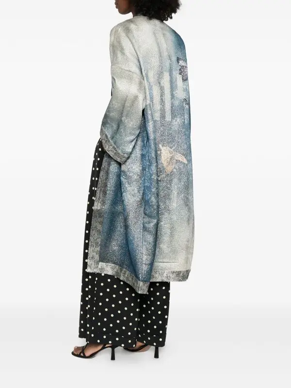 PIERRE-LOUIS MASCIA Printed Kimono Jacket