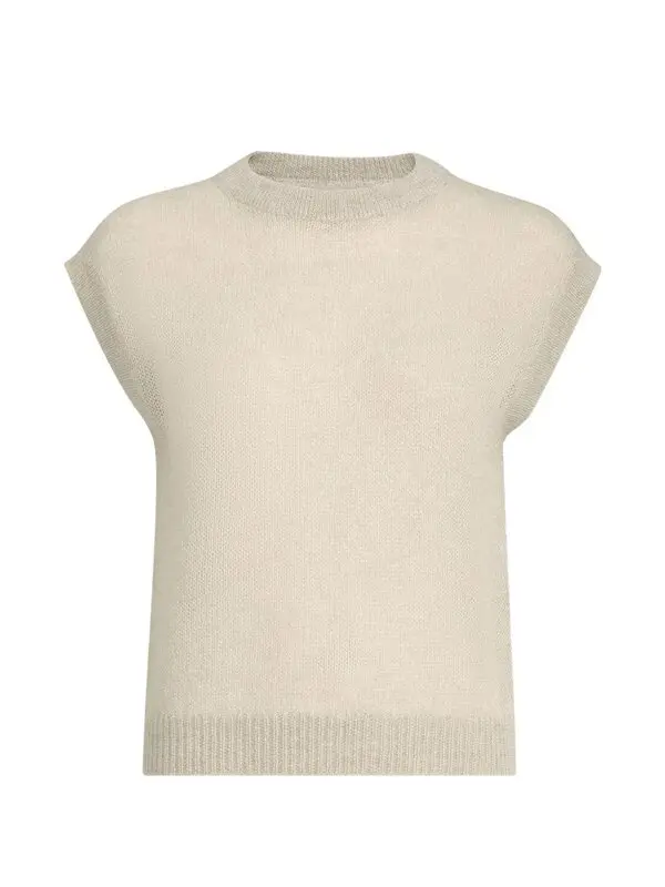 Brunello Cucinelli Rib Knit Crewneck Wool Sweater