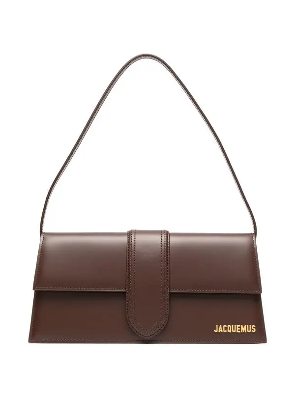 Jacquemus Le Bambino Long Leather Shoulder Bag - Brown