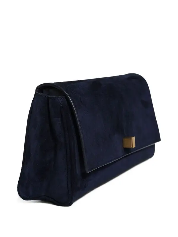 Khaite Audrey Leather Clutch - Blue