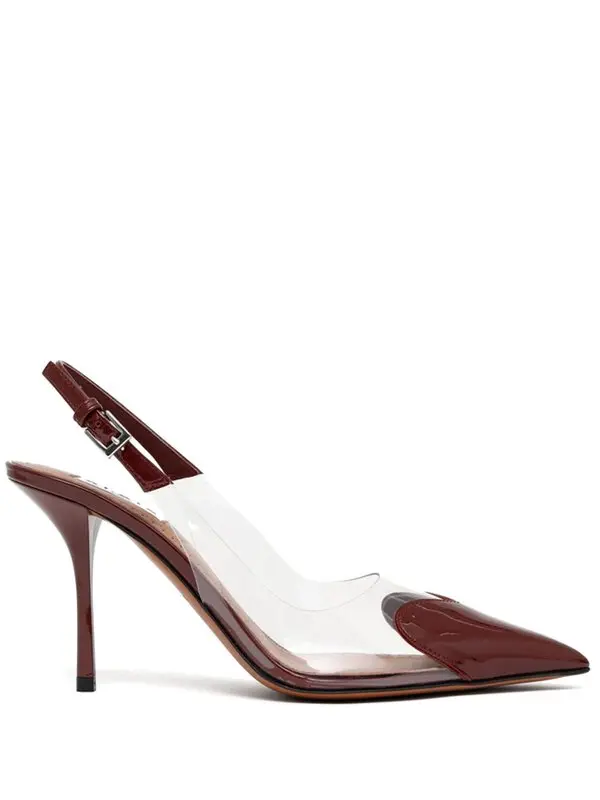 Alaïa Le Coeur Slingback Pumps - Red