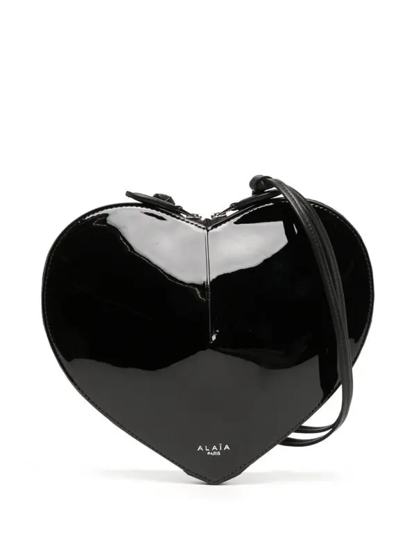 Alaïa Le Coeur Heart Crossbody Bag - Black