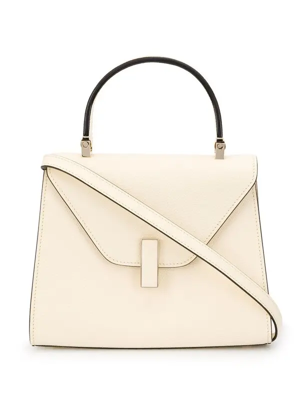 VALEXTRA Iside Mini Leather Handbag - White